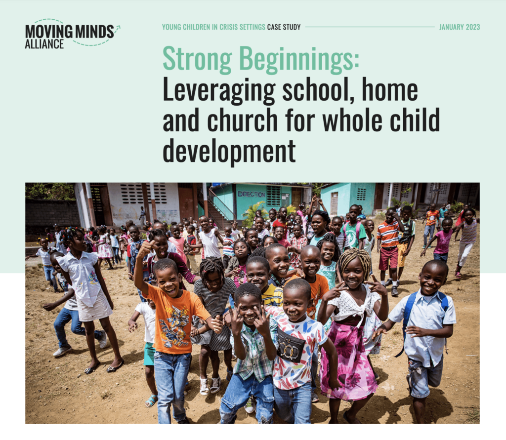 Strong Beginnings: Leveraging School, Home and Church for Whole Child ...