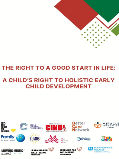 Child Rights Connect ISP TaskForce ECD Report - Moving Minds Alliance